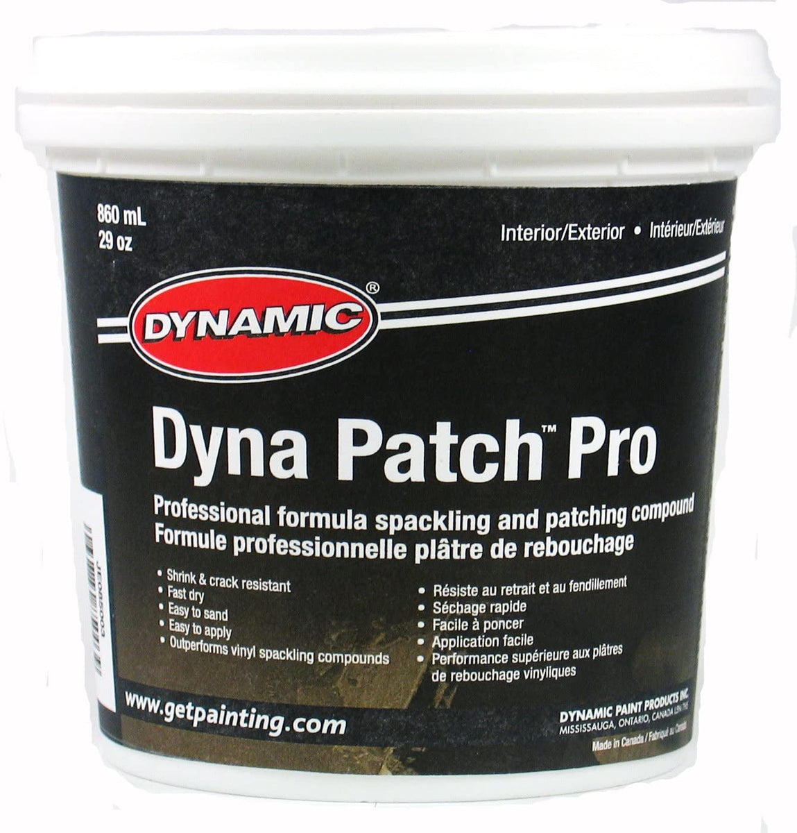 Dynamic Dyna Patch Pro Spackling and Patching Compound – Birch & Benjamin