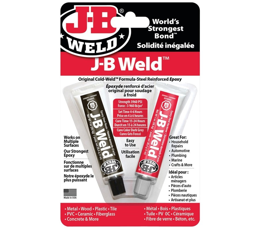 J-B Weld Steel Reinforced Epoxy – Birch & Benjamin